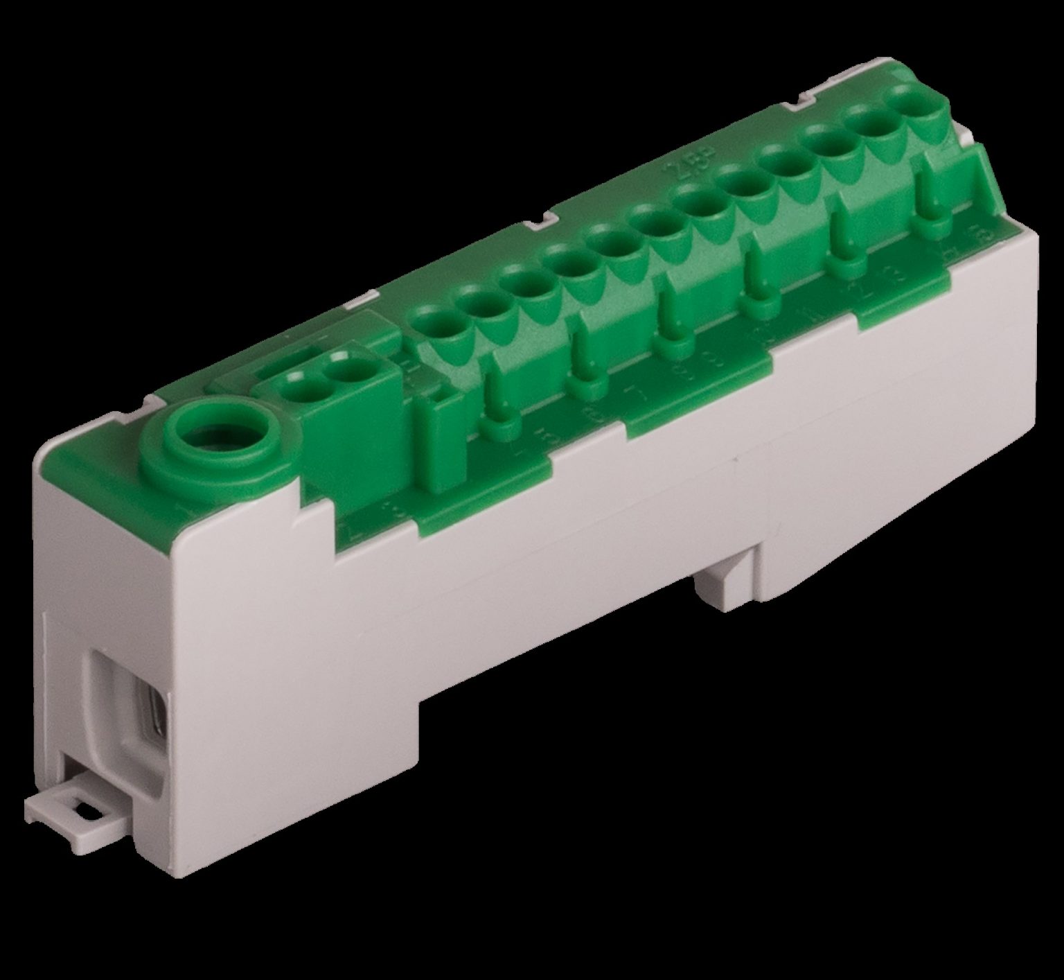 plug-in earthing terminal, PE14-S, green – SLAJ SYSTEMS